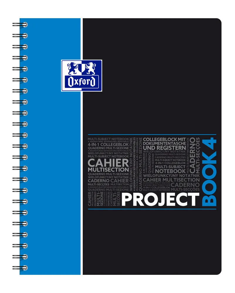 Sveska OXFORD STUDENT PROJECT BOOK na kvadratiće (više motiva)