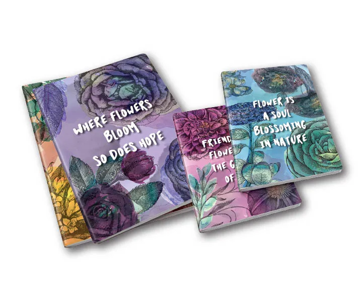 Sveska Floral A5 meki povez 52l, 80gr