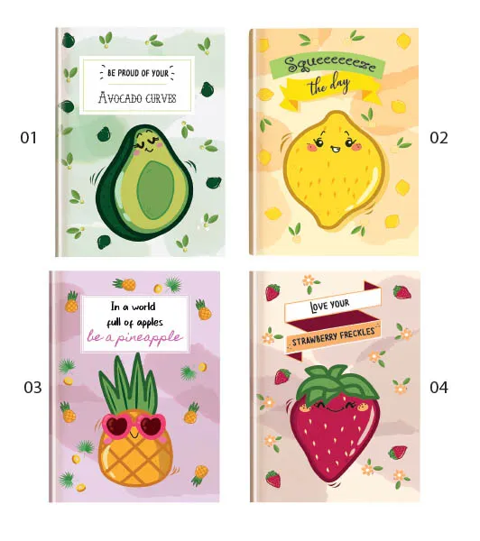 Sveska FRUITY A4, meki povez 52L