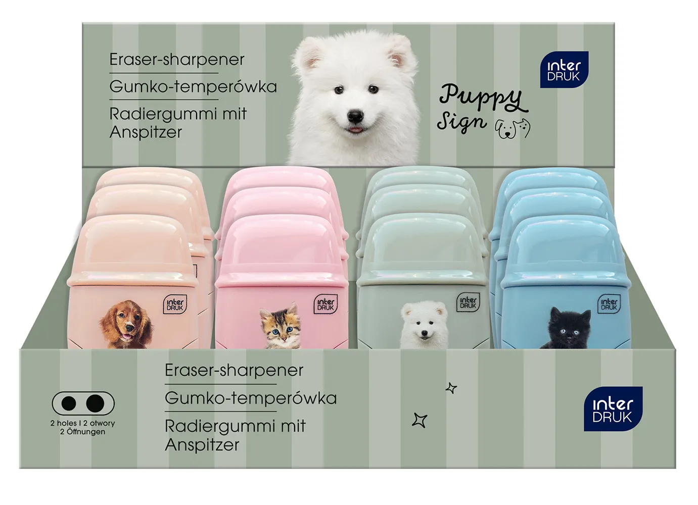 Gumica i rezač PUPPY (Više vrsta)