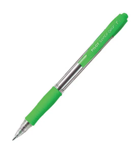 Hemijska olovka 0.7 PILOT SUPER GRIP, Svetlo zelena