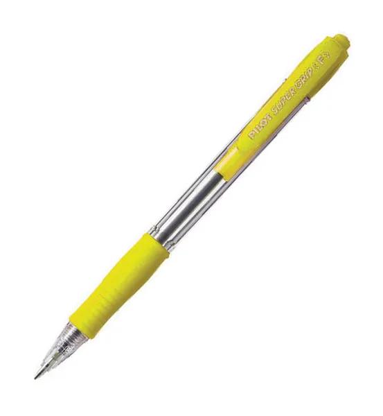 Hemijska olovka 0.7 PILOT SUPER GRIP, Žuta