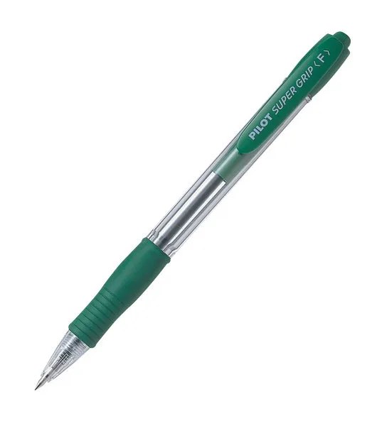 Hemijska olovka 0.7 PILOT SUPER GRIP, Zelena