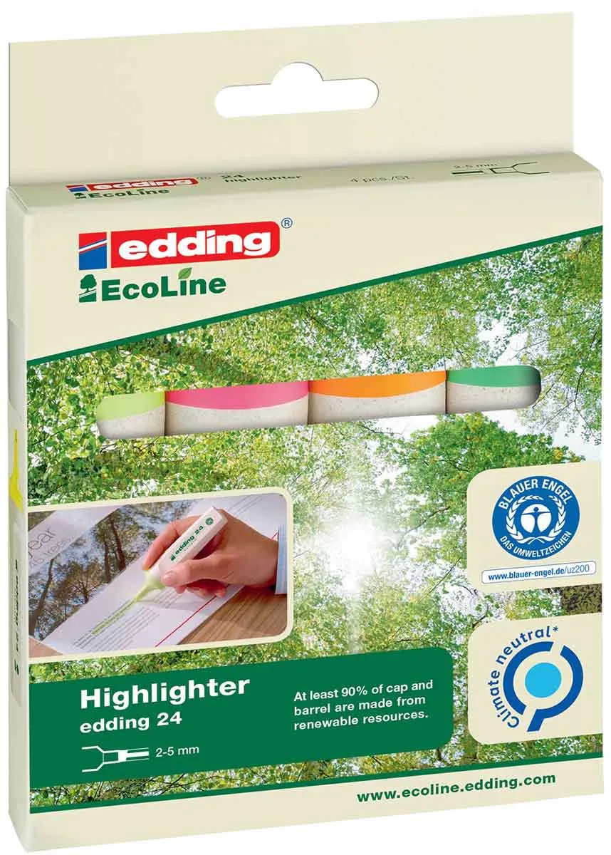 SIGNIRI E-24 ECOLINE 2-5MM SET 1/4 EDDING SORTIRANO