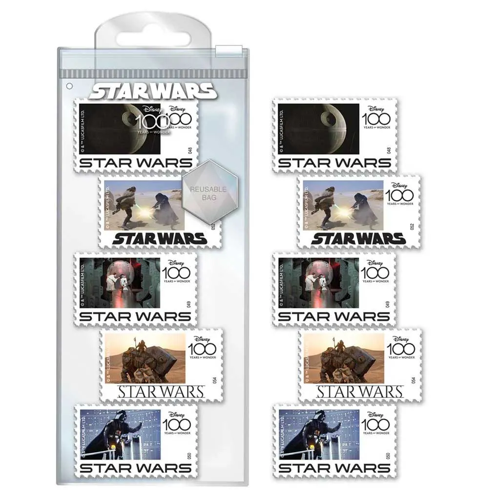 Gumice u obliku markica STAR WARS 5 kom