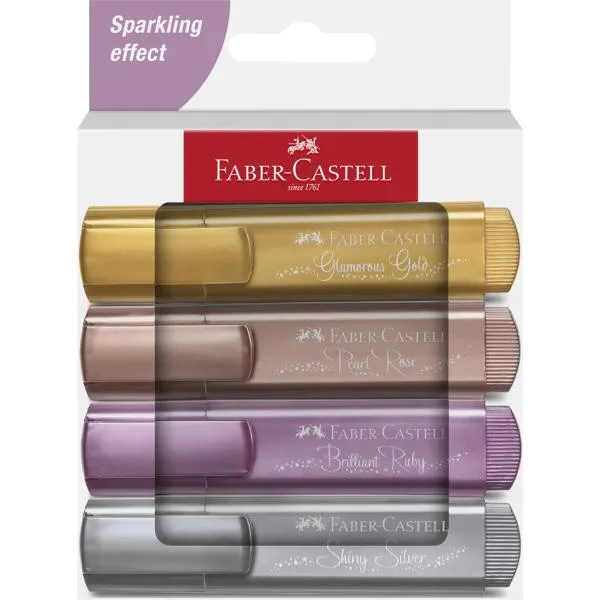 FABER CASTELL set četiri signira METALIK