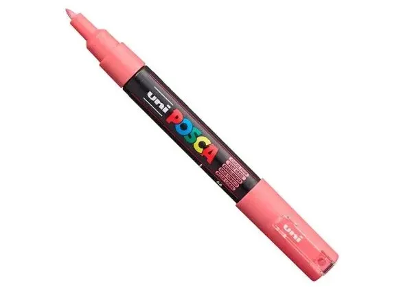 MARKER POSCA 0.7mm KORALNO ROZE