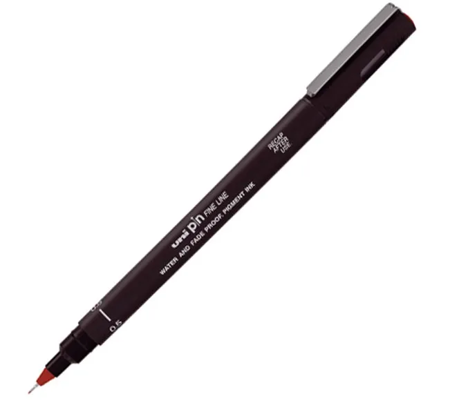 MARKER PIN 0.5mm CRVENI