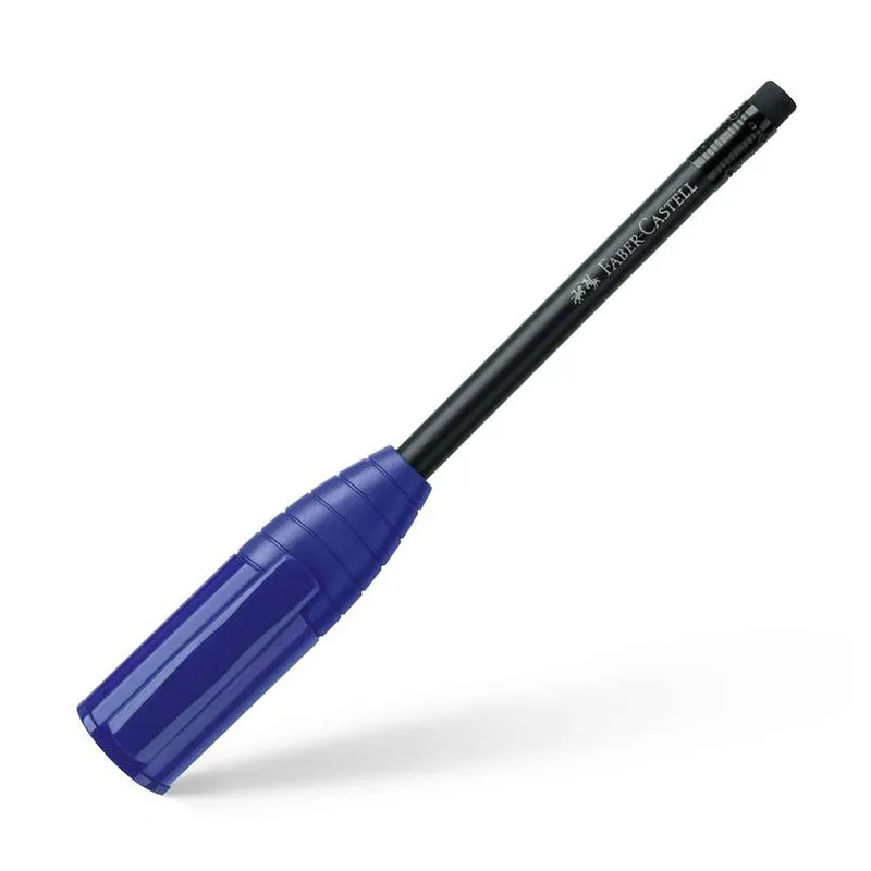 Grafitna olovka sa rezačem i gumicom (B) FABER CASTELL PLAVA