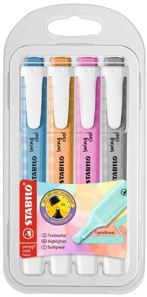 STABILO SWING COOL PASTEL SIGNIRI 1/4