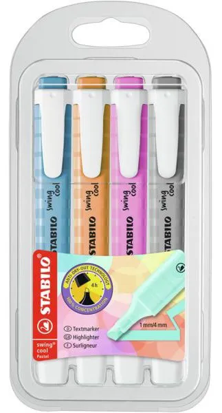 STABILO SWING COOL PASTEL SIGNIRI 1/4