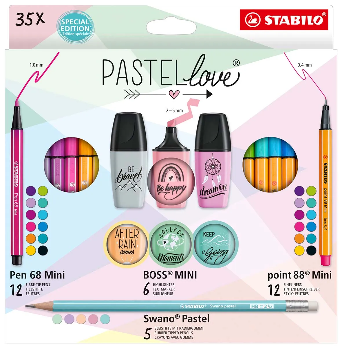 PASTELNI SET STABILO