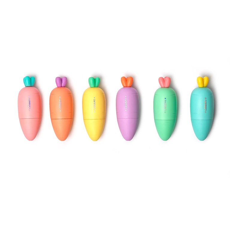 Set šest mini markera PASTEL