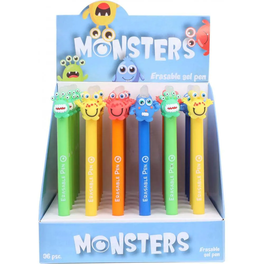 Piši-briši gel olovka MONSTERS