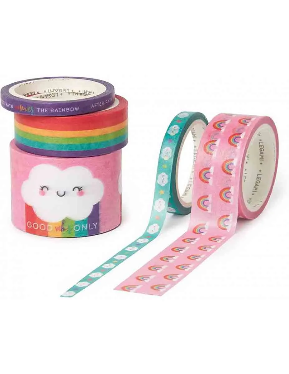 Set pet dekorativnih traka RAINBOW