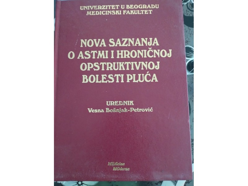 NOVA SAZNANJA O ASTMI I HOBP, VESNA BOSNJAK-PETROVIC