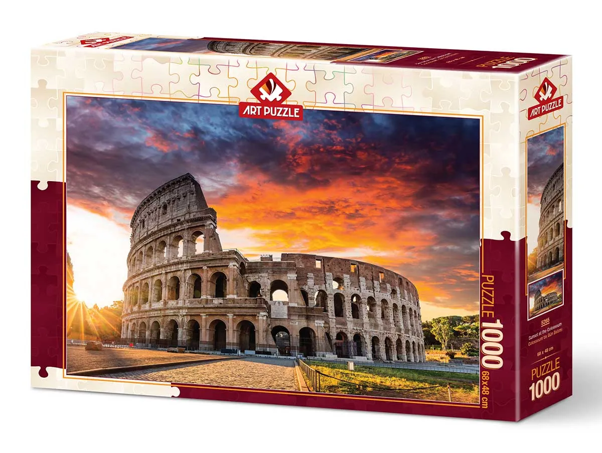 Puzzle 1000 SUNSET AT COLOSSEUM