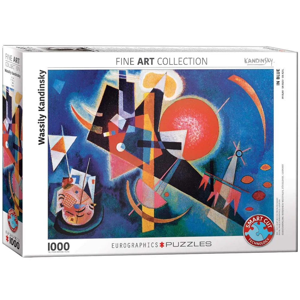 Puzzle IN BLUE - KANDINSKY 1000 kom