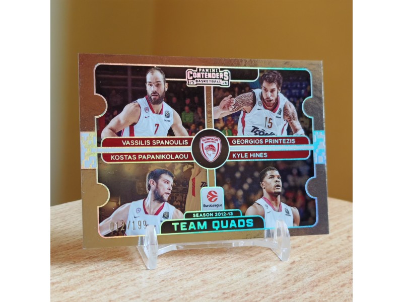 OLYMPIACOS Team quads Num. 199 - Cont. EUROLEAGUE 26