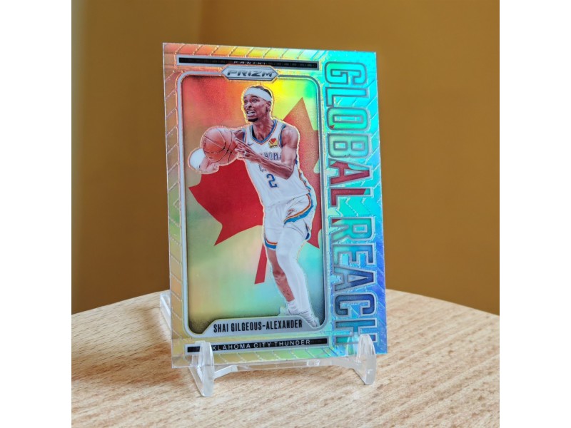 SHAI Global reach Silver paralela - NBA PRIZM 24-25