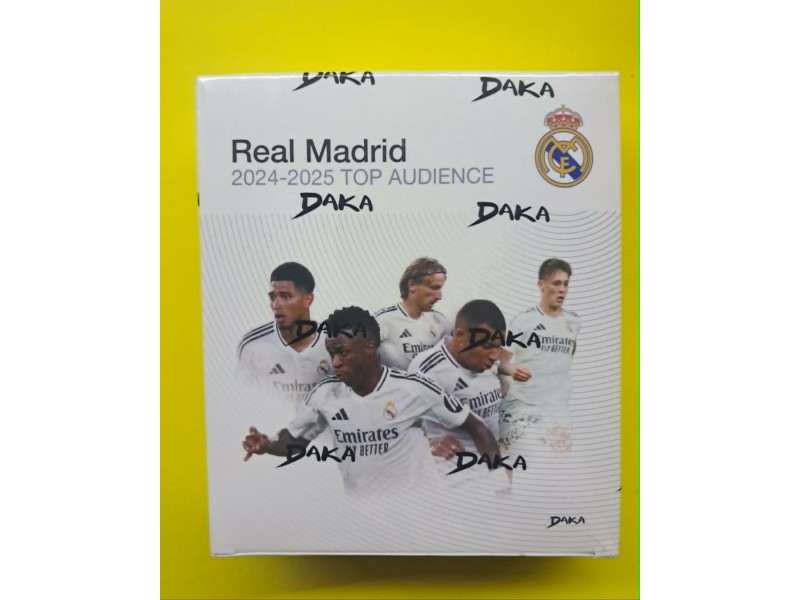 REAL MADRID Top Audience 2024-25 DAKA Blaster pack