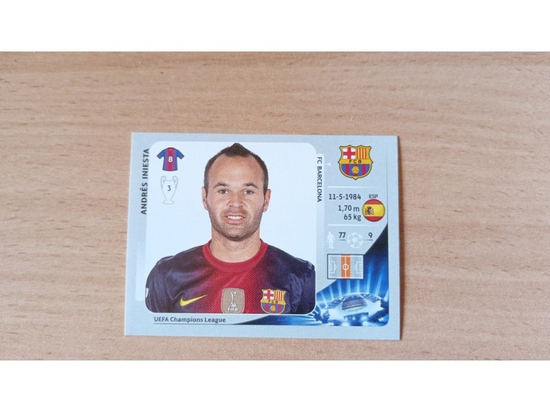Liga Šampiona 2012 2013 Panini broj 455