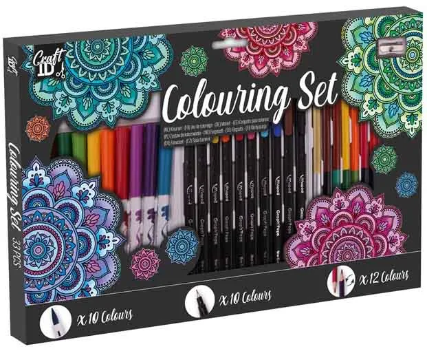 Umetnički set za crtanje i slikanje 33 PCS - 37.5X24CM