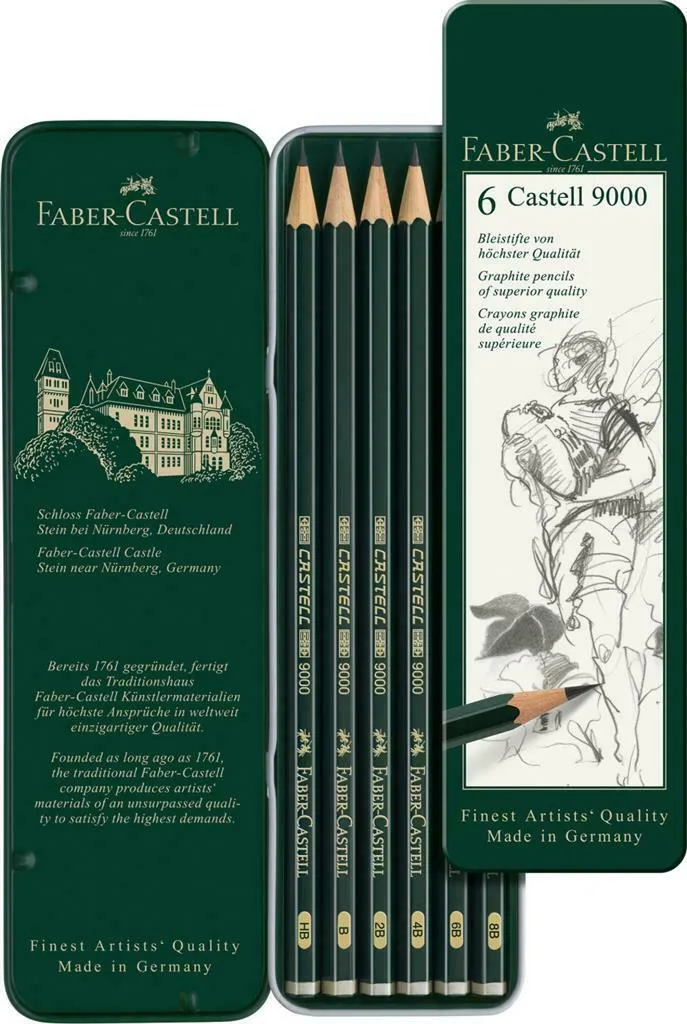 FC grafitne olovke 9000 set 1/6 119063