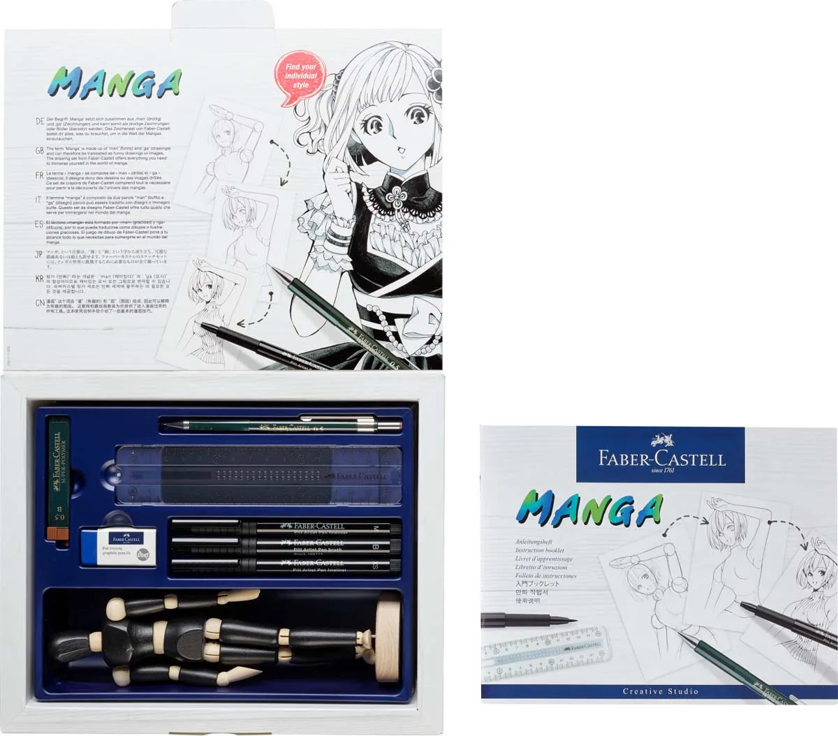 FABER CASTELL PITT art pen MANGA početnički set