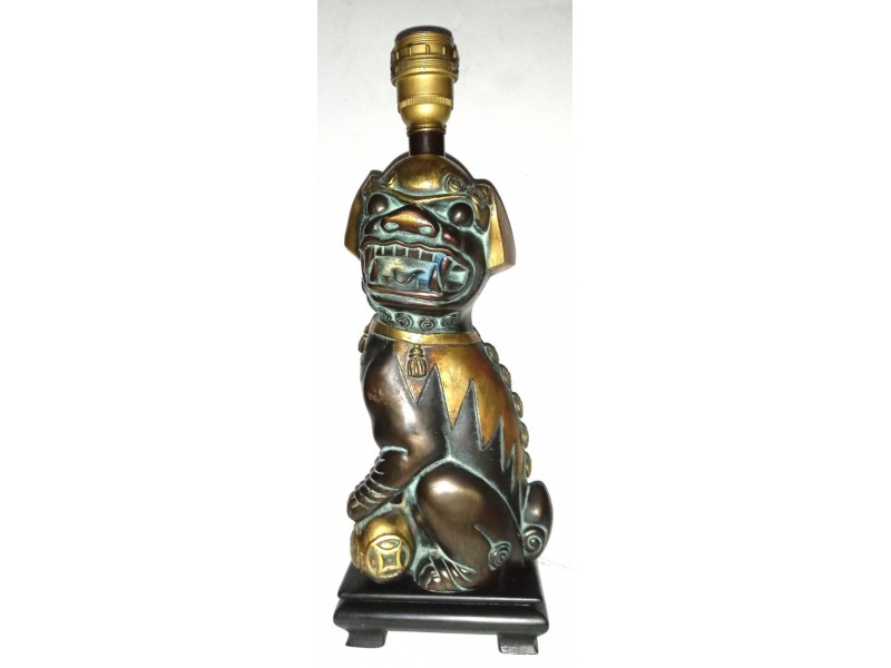 LAMPA - PUN, CVRST,, MATERIJAL, POTESKA, 50-te g FRANCE