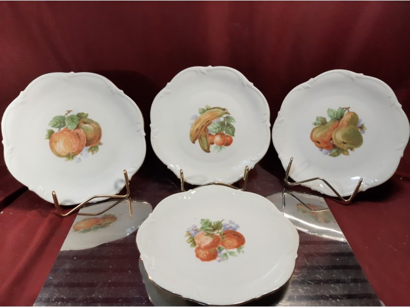 RETRO BAREUTHER BAVARIA TANJIRI VOĆE LOT 4KOM