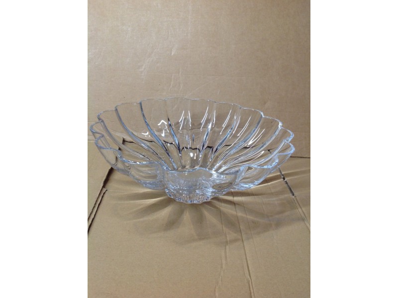 Vintage kristalne činija Rogaška. 29cm. Vrhunska!
