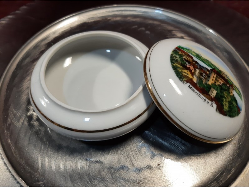 STARA BAVARSKA PORCELANSKA DOZNA PLANKENHAMMER MEERSBUR