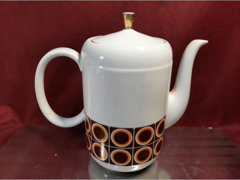 RETRO SPACE AGE PORCELANSKI ČAJNIK BAVARIA 70E