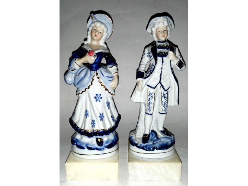 FIGURE - STARI PORCELAN, MERMER, 25cm, 25cm