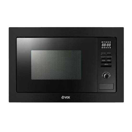 Ugradna Mikrotalasna pećnica VOX BMW-GD25 B, 1000W, 25l, Sa Grill-om, Crna boja
