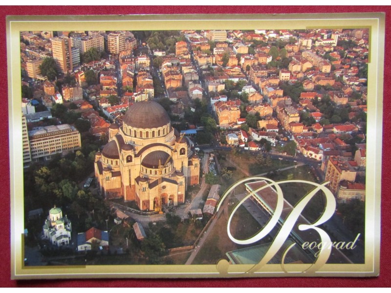 Velika Razglednica-Beograd,Hram Svetog Save,Srbija