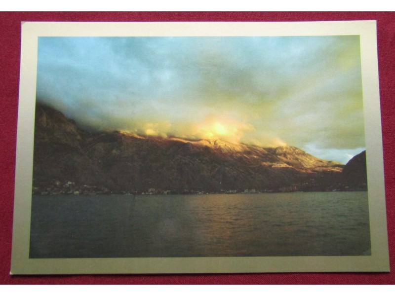 Velika Razglednica- Kotor, Zalazak Sunca, Crna Gora
