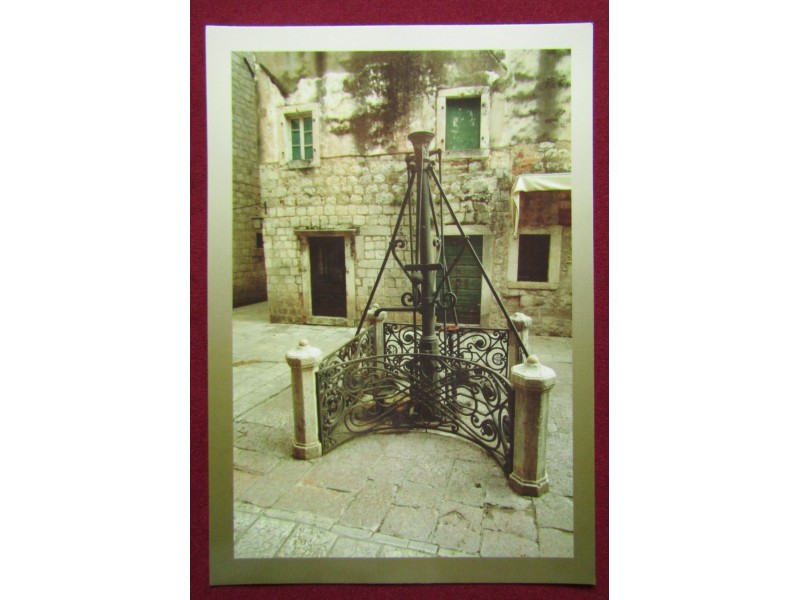 Velika Razglednica-Kotor,Česma Karampana,Crna Gora