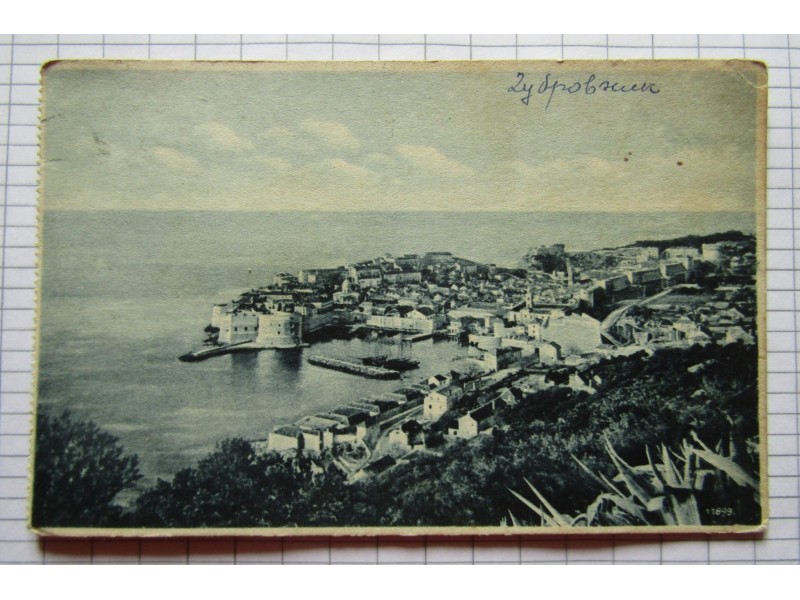 Stara Razglednica Dubrovnik Raguse Hrvatska