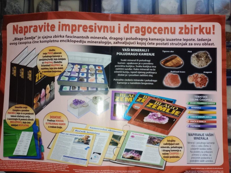 Kolekcija kristala "Blago Zemlje" - De Agostini