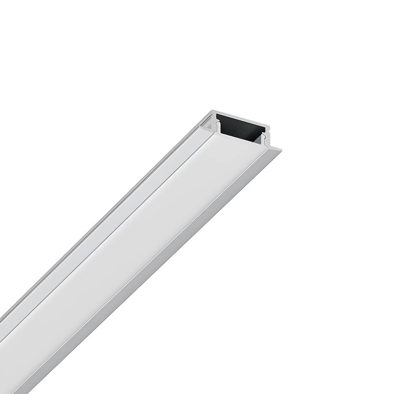 ALUMINIJUMSKI UGRADNI LED PROFIL RC1707 2M SREBRNI