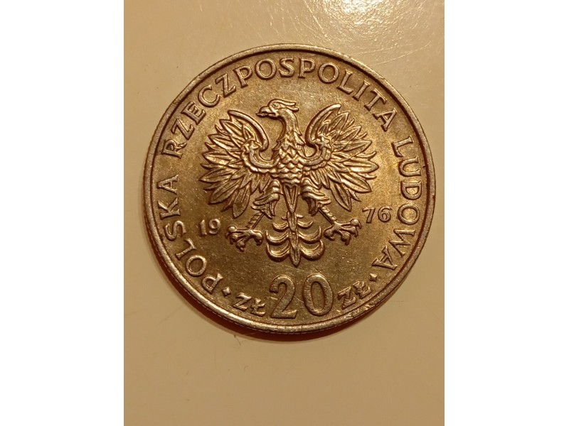 20 zloty 1976g. Poljska