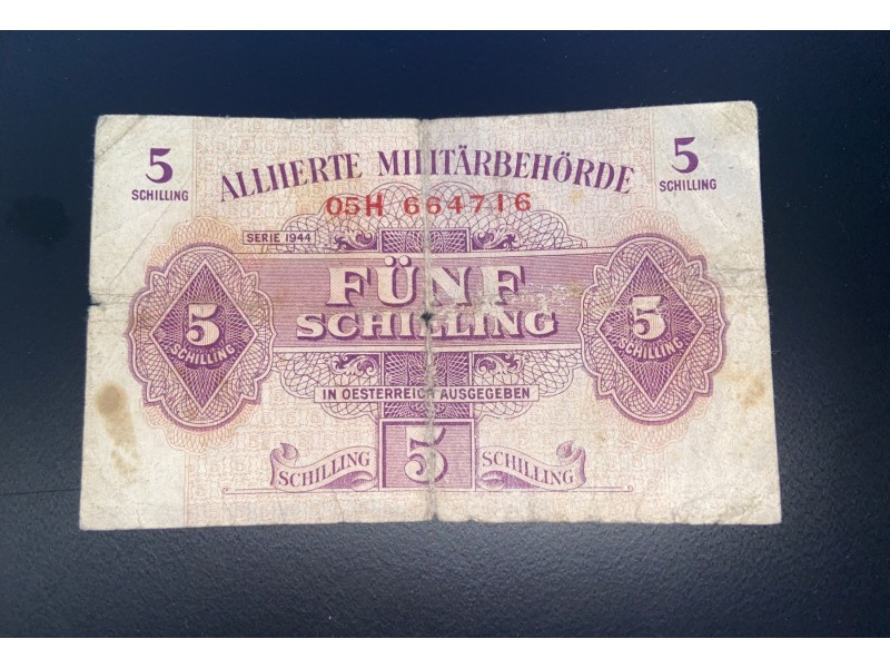 AUSTRIJA 5 SILINGA.1944.