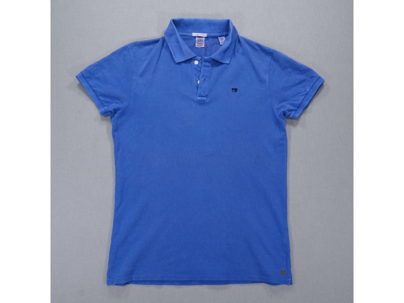 Muška polo majica Scotch & Soda plava, pamuk pike L