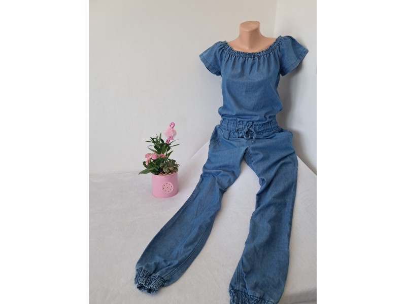 Teksas-look karmen kombinezon vel S M