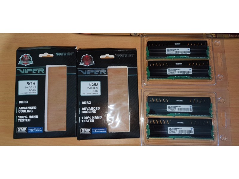 Patriot Ddr3 2x4Gb 1866 VIPER BLACK XMP KIT