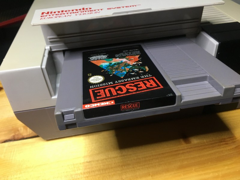 RESCUE The Embassy Mission Nintendo NES