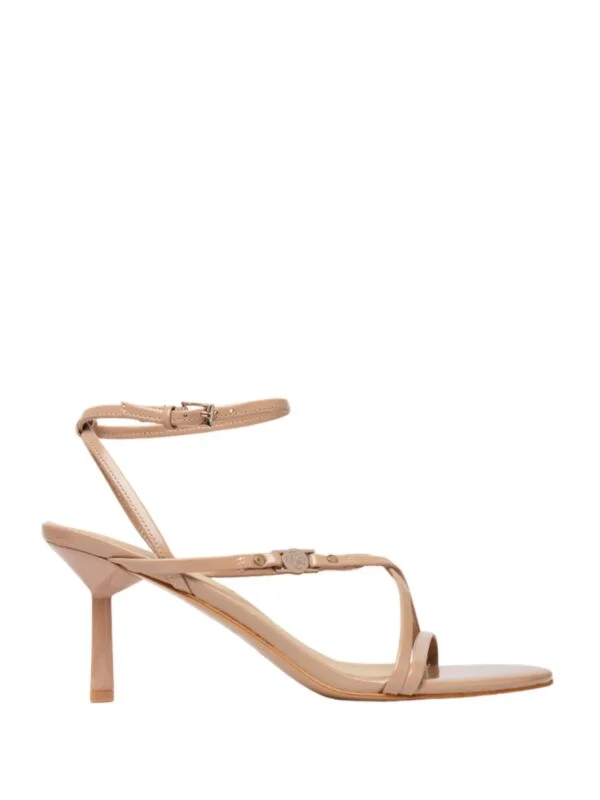 Guess - Bež sandale na štiklu