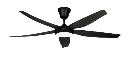 133-003-0142 45W AEROSTAR LUSTER VENTILATOR CRNI/5 265V 3CCT DC